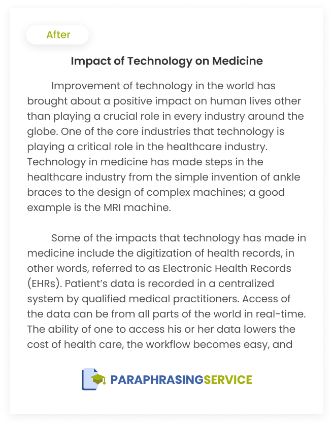 Best-Ever Paraphrase Example & Effective Rewriting Techniques